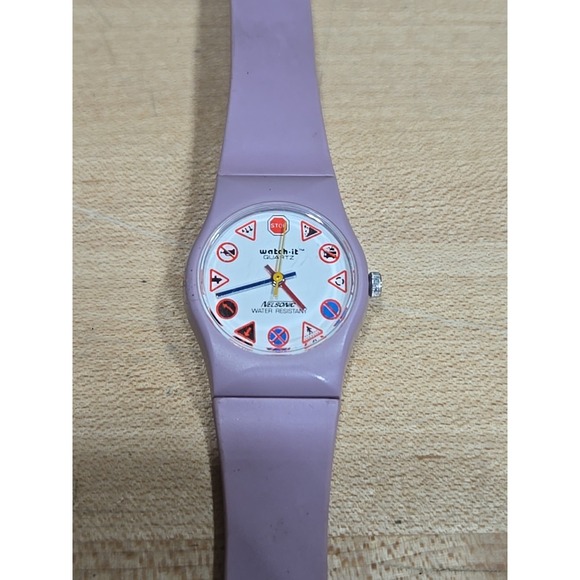 Nelsonic | Accessories | Vintage Nelsonic Watchit Watch Road Signs ...